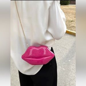 Bags | Minimalist Lip Design Novelty Bag | Poshmark